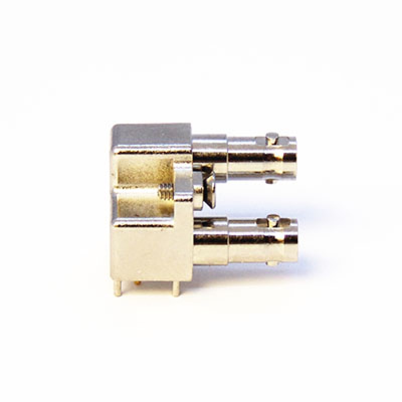 12GHz Dual Port Right Angled Micro BNC from Cambridge Electronics